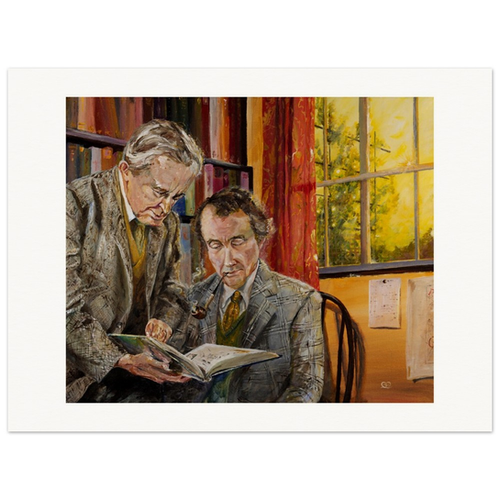 "Root and Branch: Portrait of J.R.R. and Christopher Tolkien" Art Print ...