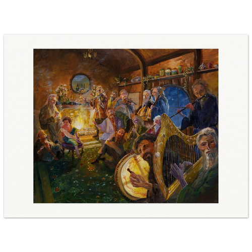 "An Unexpected Party" Tolkien Art Print | Miriam Ellis