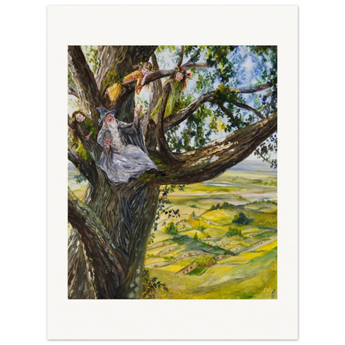 "The Three Remarkable Daughters of the Old Took" Tolkien Art Print ...