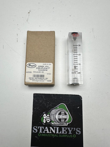 Dwyer VFA-6-EC-SS Flow Meter | Stanley's Industrial