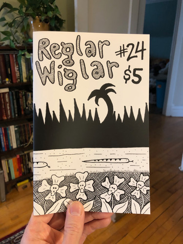 Reglar Wiglar #24 zine by Chris Auman | Roostercow