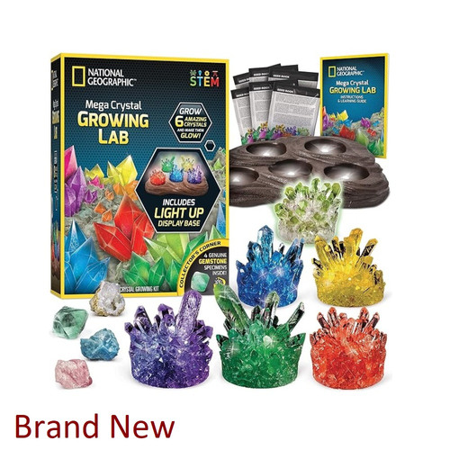 National Geographic Mega Crystal Growing Kit for Kids | Quarkonia Store