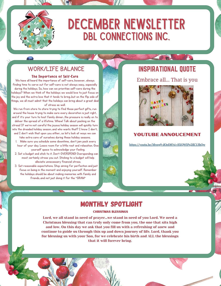 December Newsletter