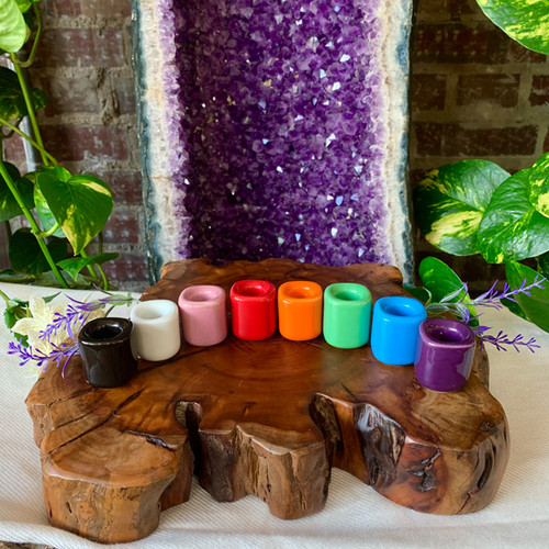 Porcelain Spell Candle Holders | Stone Age