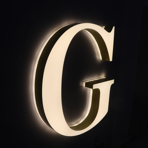 outstanding low-light visibility sign logo dual view lit acrylic sign ...