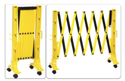 RETRACTABLE BARRICADE W/WHEEL 3M | Renostop