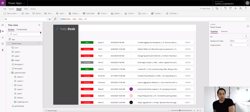 Power Apps Help Desk Part 1