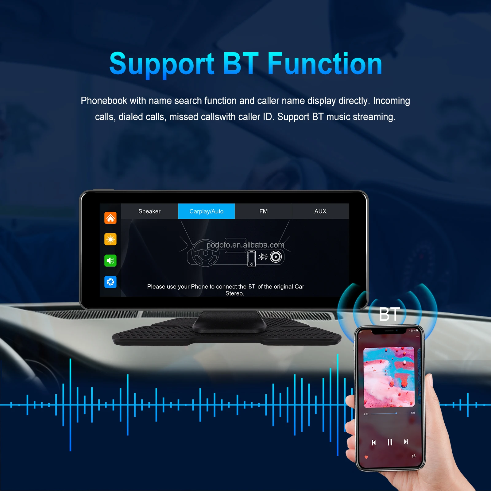 6.86 Inch CarPlay: Airplay, Camera Function | Tiglon Electronics