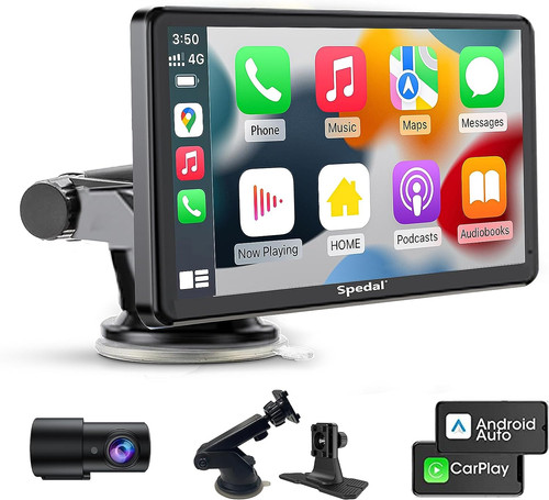 Wifi Dual lens 2K+1080P 9" car play dash cam TG-CARPLAY TG920B | Tiglon