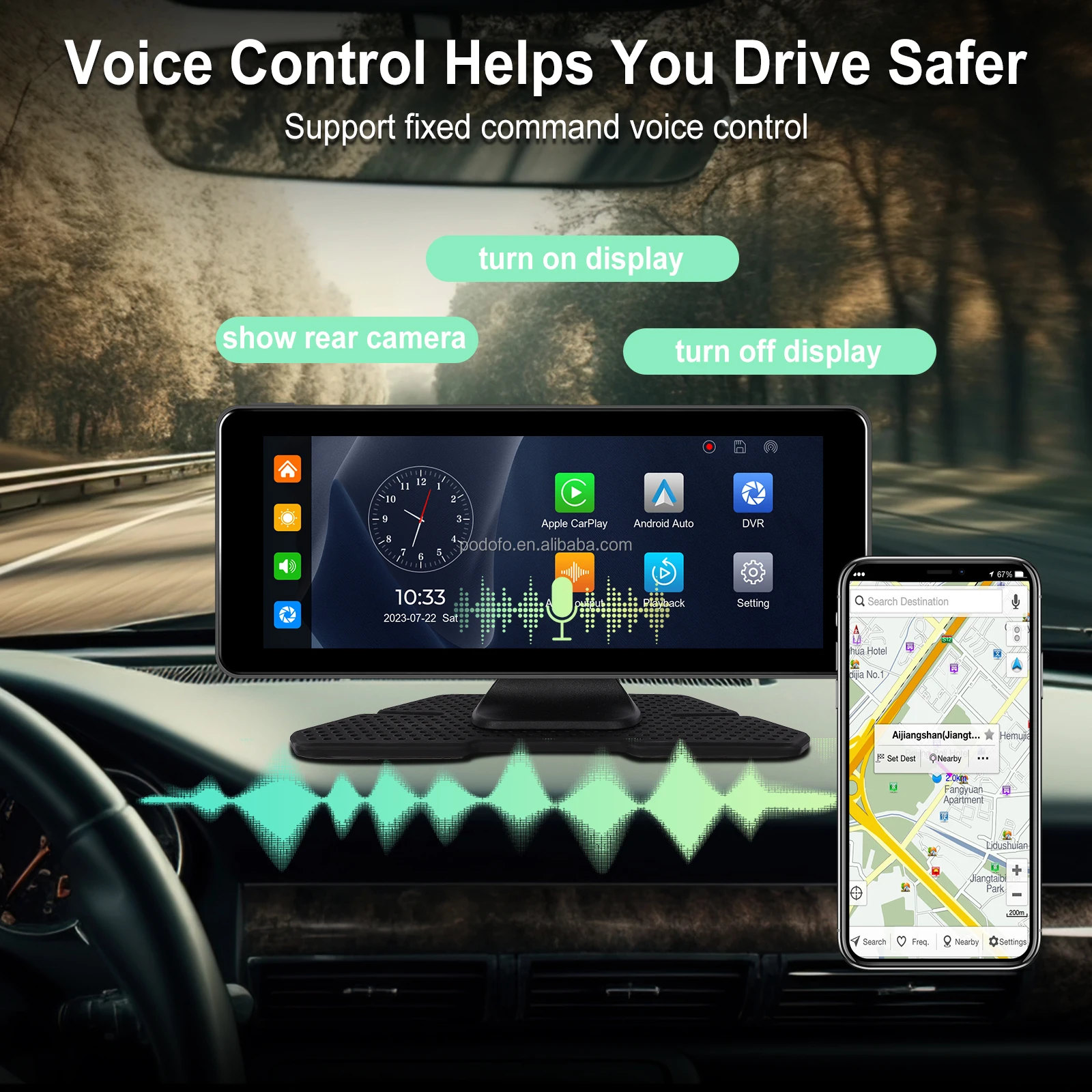 6.86 Inch CarPlay: Airplay, Camera Function | Tiglon Electronics