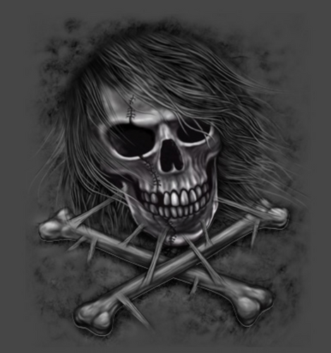 Skull T-shirt Transfers 12pc | Stock Transfers