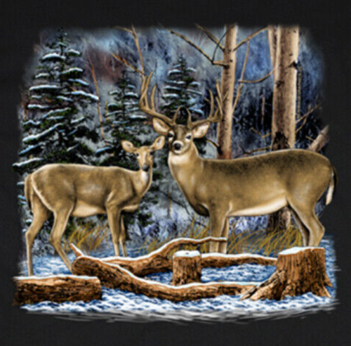 Winter Deer T-shirt Transfers 12pc | Stock Transfers