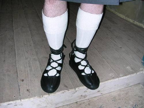 Mens Handmade Leather Gilly Shoes | Kommando Kilts