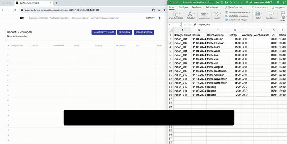 rombro.ch - die bexio Erweiterung für Profis