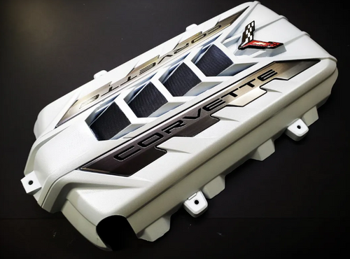 CE CORVETTE ENGINE COVER- CERAMIC MATRIX GRAY- INDUCTION SERIES | CRCP