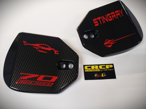 C8 CORVETTE COUPE CUSTOM DESIGNED STRUT TOWER COVERS | CRCP