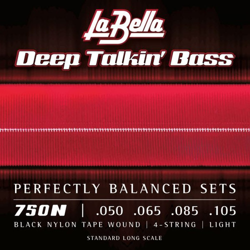 La Bella 750N Black Nylon Long Scale Light Bass Strings | Pro Spec Strings