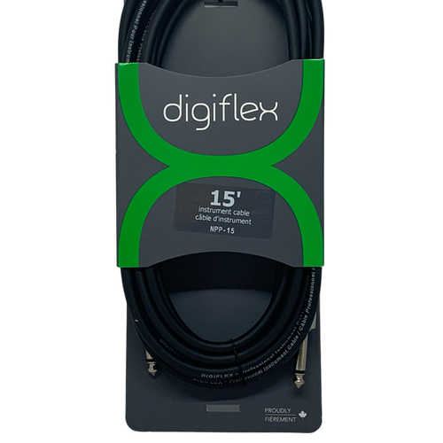 Digiflex NPP-15 Tour Series Instrument Cable | Pro Spec Strings