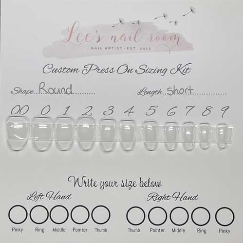 Round Sizing Kit | Lee's Nail Room