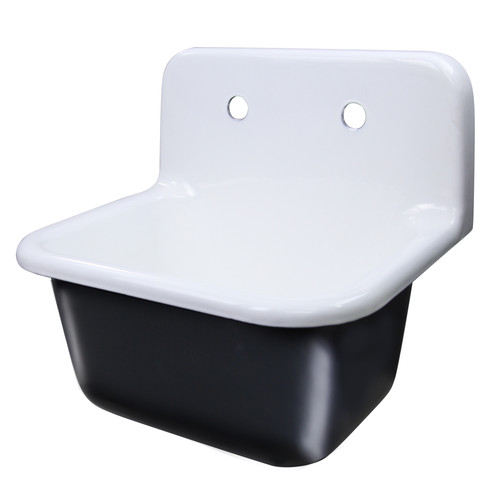 22 inch Cast Iron Wallmount Utility Sink - Nantucket Sinks USA