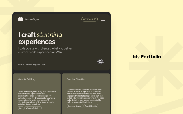 My Portfolio | Wix Marketplace | Wix.com