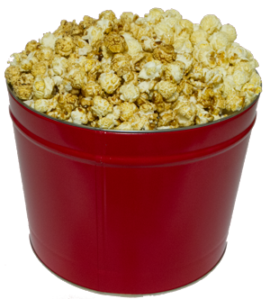 2 Gallon Red Kettle Corn Tin | keifers-kettle-korn