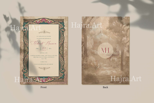 Jamni Mehndi Invitation | hajra-art