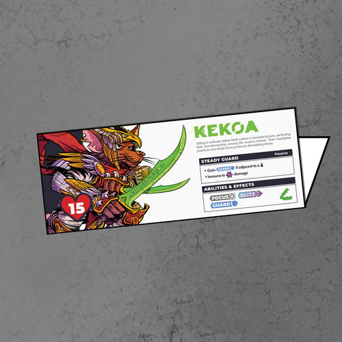 Kekoa - Character Screen | MNSTR Games