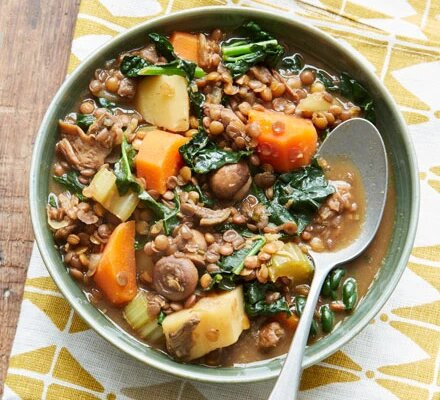 Lentil vegetable and kale stew | Easy Meals Japan