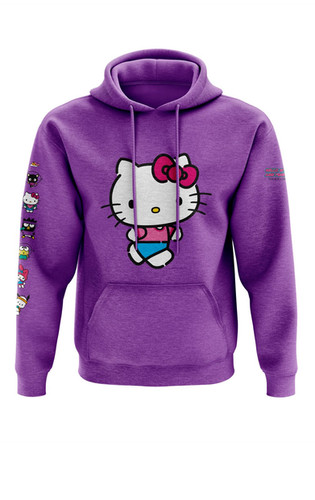 Hoodie morada Hello Kitty and Friends Fun Run 2023 | Zero Drop