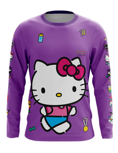 Playera ML morada Hello Kitty and Friends Fun Run 2023 | Zero Drop