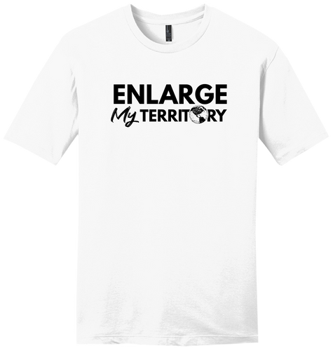 Enlarge My Territory - White | Press N’ Sow