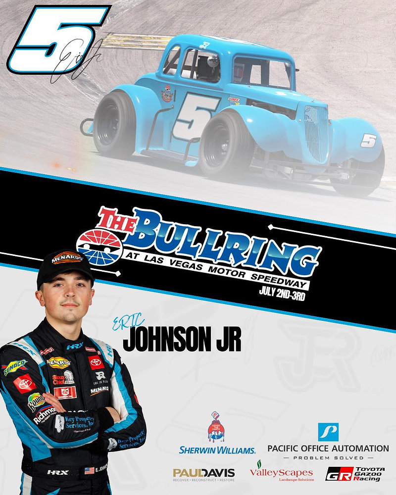 Eric Johnson Jr. Set to Make US Legend Car Debut at Las Vegas Bullring ...