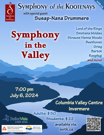 Symphony of the Kootenays | classical music | Cranbrook, BC, Canada