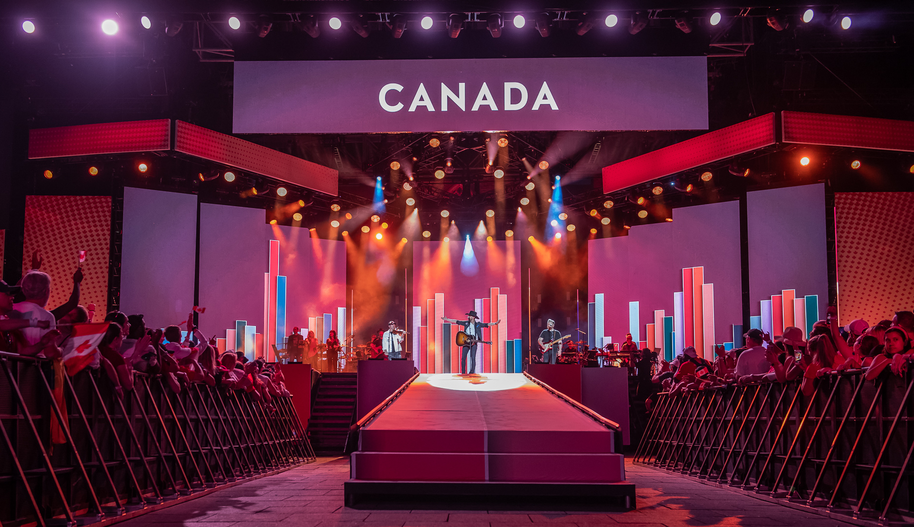 La Fête du Canada 2017 | Conception lumière et vidéo