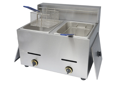 Double pan deep fryer (counter top) | My Site
