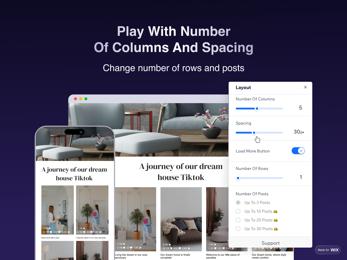 TikTok Feed | Wix App Market | Wix.com