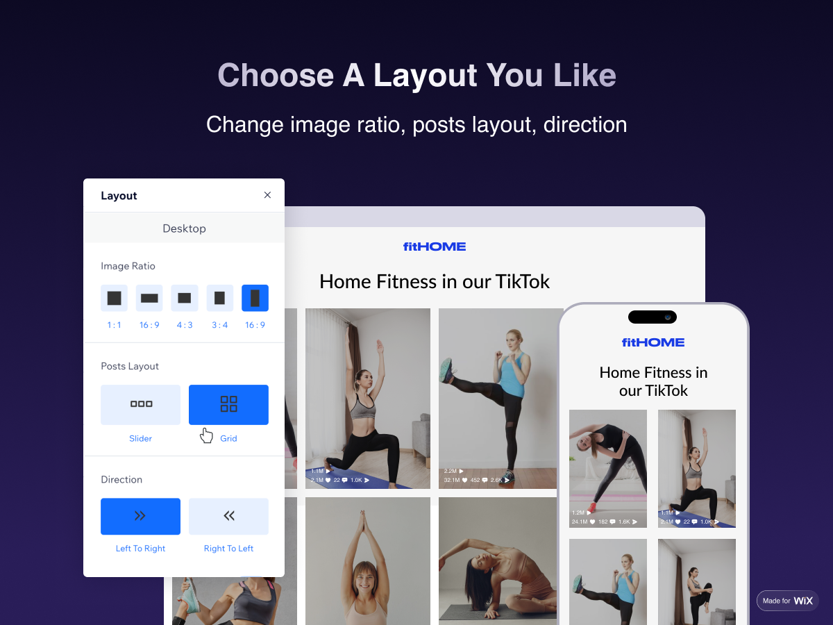 TikTok Feed | Wix App Market | Wix.com