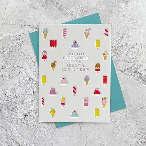 ILY More Than Jelly & Ice Cream Card | illo