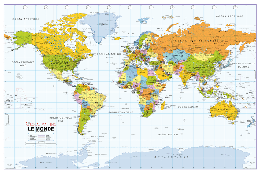 New Print on Demand Maps: Global Mapping