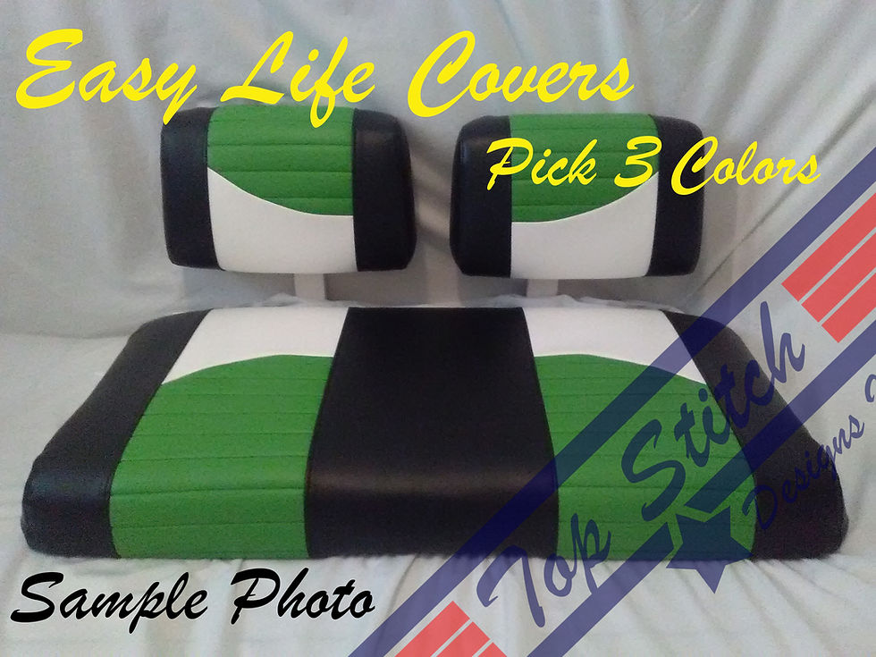 #65 T.S. Club Car DS Front and Rear Combo | easylifecovers