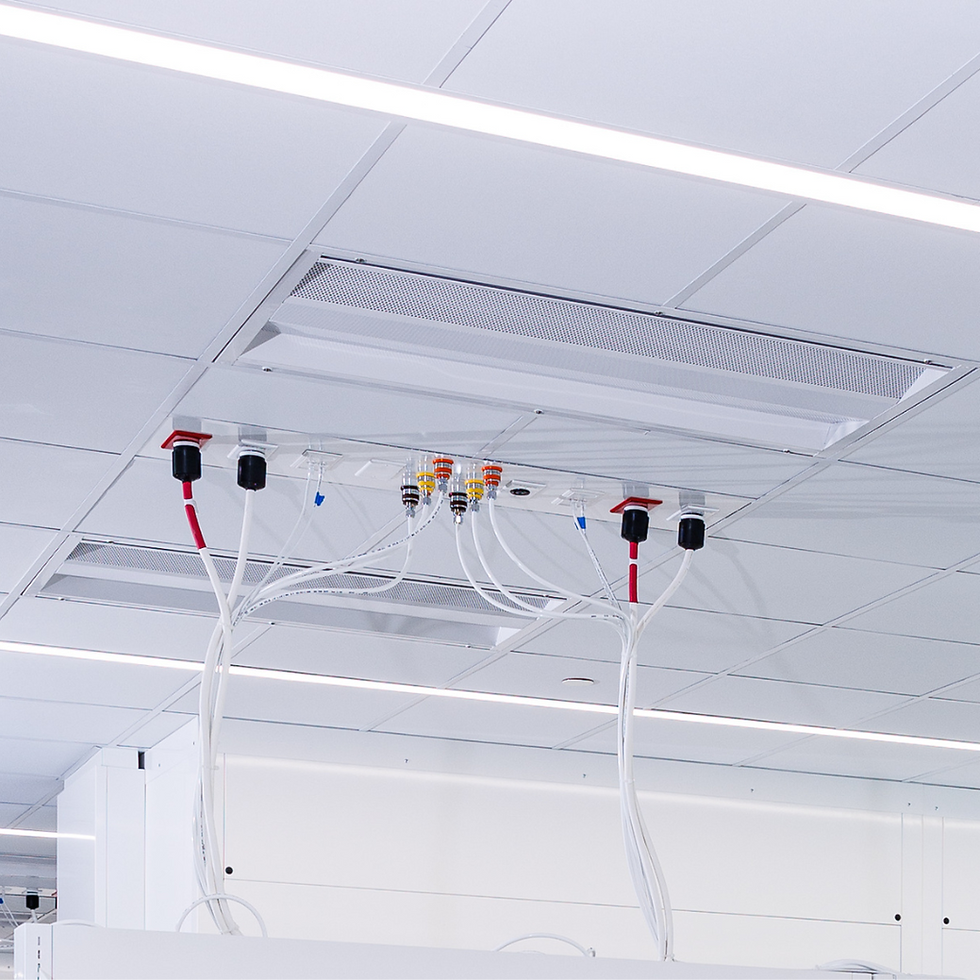 STEM Solutions LLC's Guide Ceiling Utility Panels for Labs