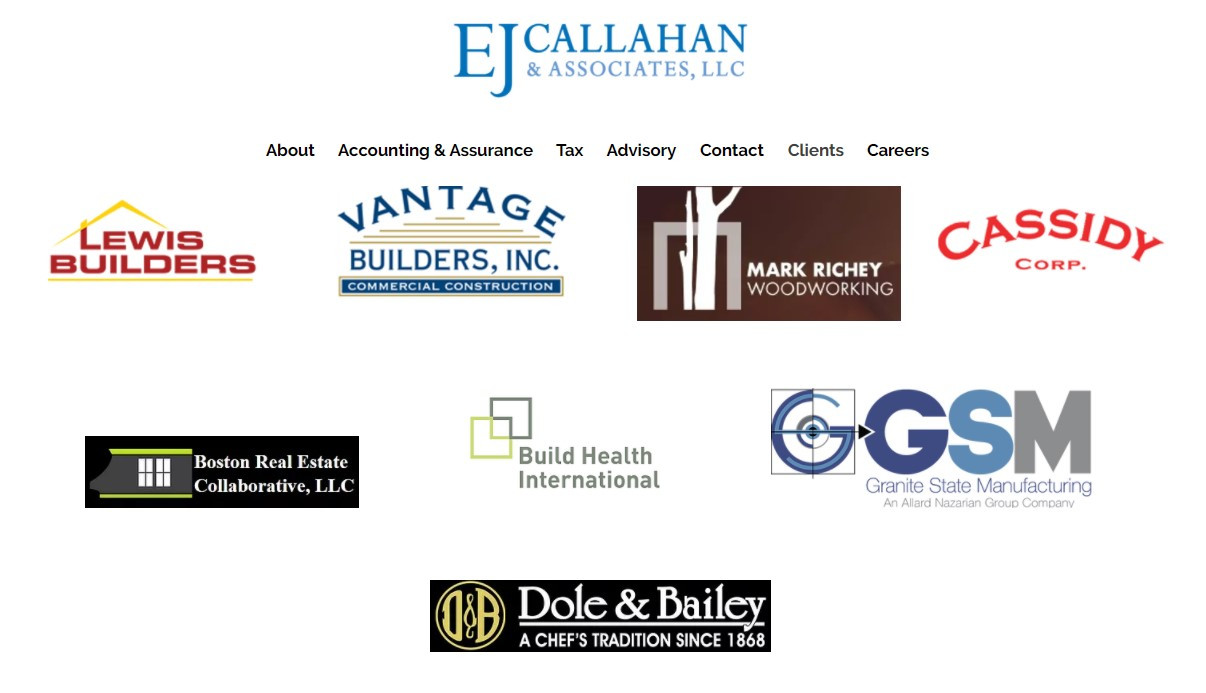 Clients | EJ Callahan and Associates LLC