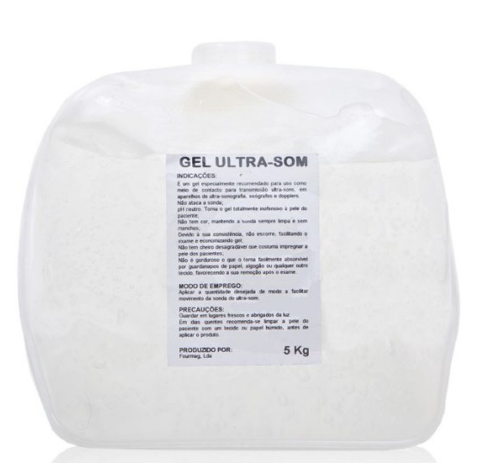 RJPFOU42.00001 Gel Ultra-Som Incolor 5kg - Saco Flexivel (Fou) | RJP Clean Solution