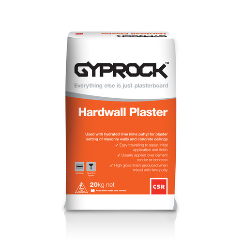 Gyprock Hardwall Plaster 20kg Bag | Plaster Warehouse