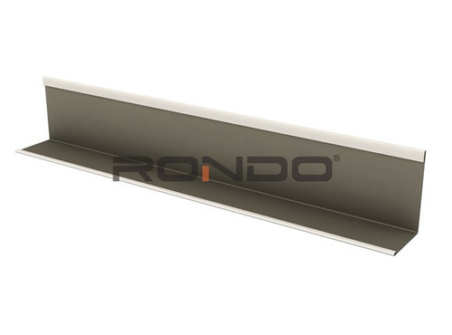Duo 5 Rolled Edge Wall Angle: Steel | R&D Sayers