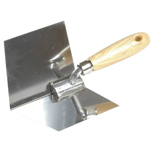 WALLBOARD 100MM INTERNAL CORNER TOOL W. WOODEN HANDLE | R&D Sayers