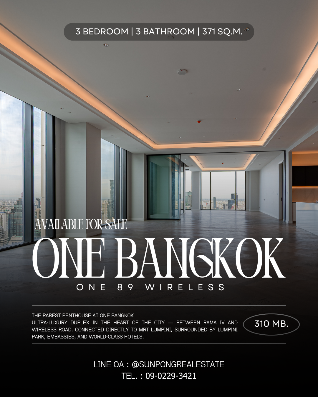One Bangkok – One 89 Wireless Penthouse