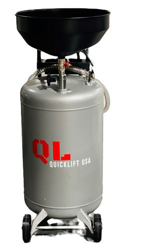 Oil Waste Drain | 18 Gallon Capacity | Quick Lift USA Inc.