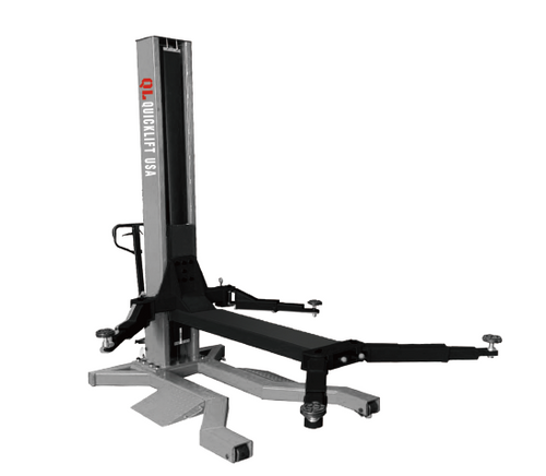 Single Post Car Lift | Mobile | 5,500lb Capacity | Quick Lift USA